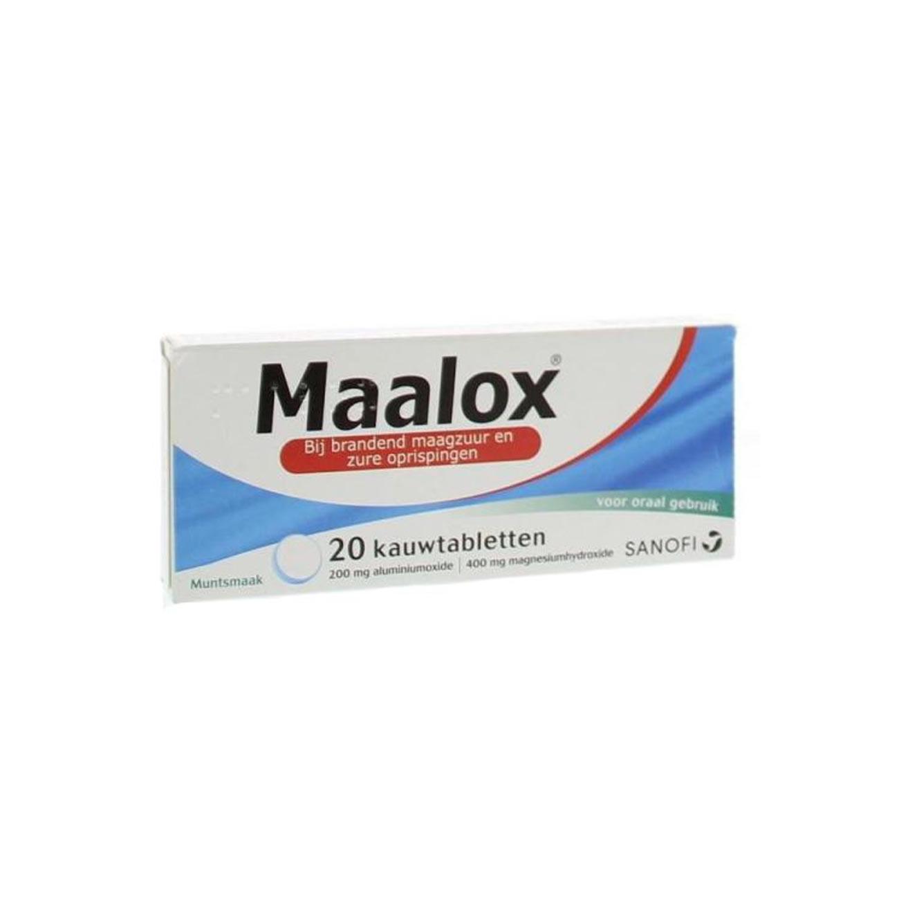 Maalox stomach tablets (20 chewable tablets) | ESE International